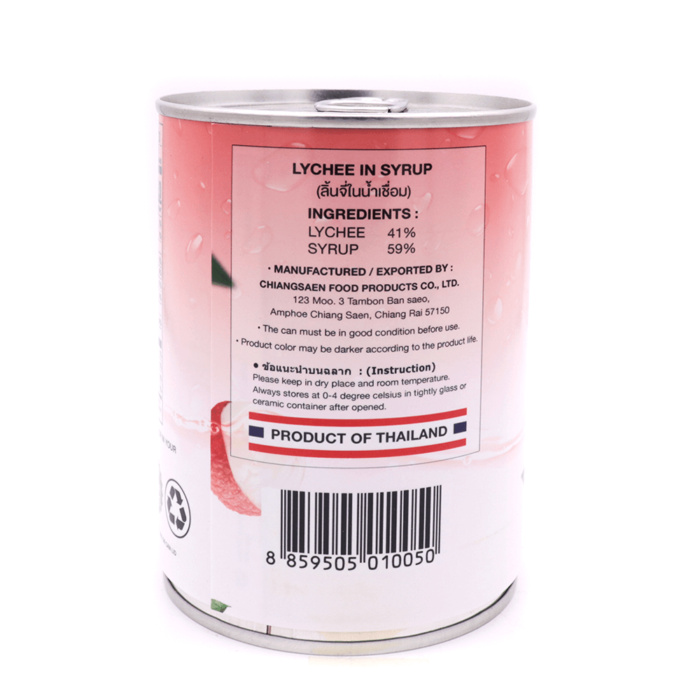 Lychee in syrup - Lampang Food