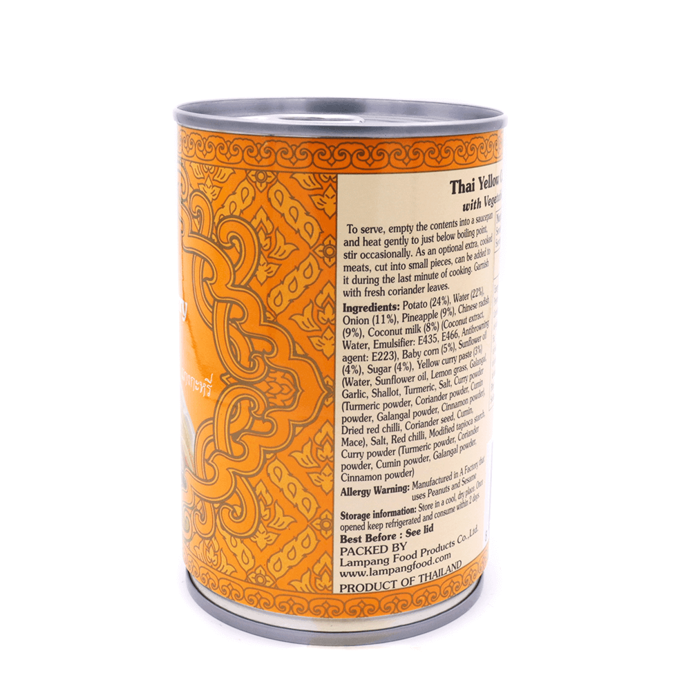 Thai Yellow Curry With Vegetable - Lampang Food